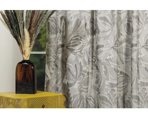 Draperie Giulio gri 320 cm lățime (la metru) | HORNBACH