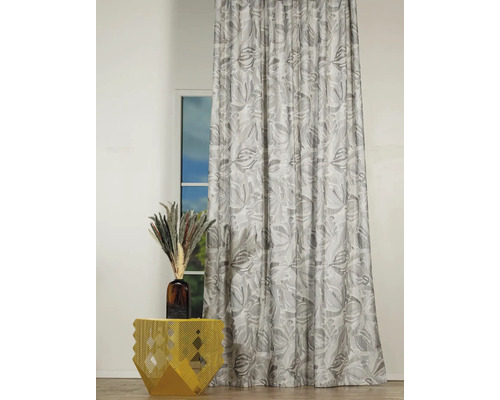 Draperie Giulio gri 320 cm lățime (la metru) | HORNBACH