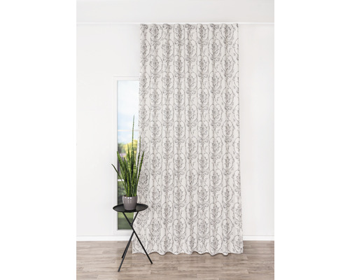 Draperie Libra gri 300 cm lățime (la metru) | HORNBACH